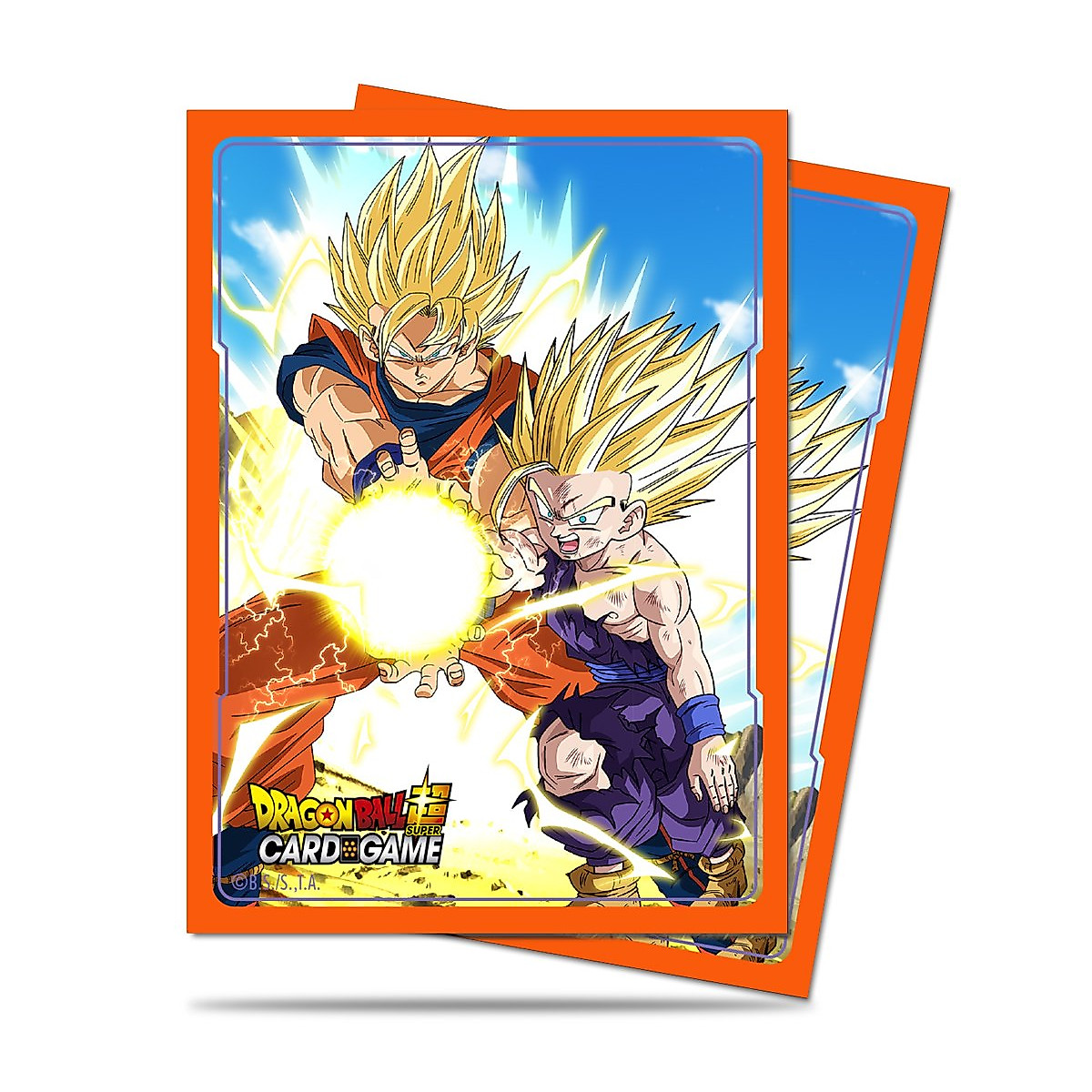 Ultra Pro Official Dragon Ball Super Father-Son Kamehameha Standard Deck Protector Sleeves (65ct)