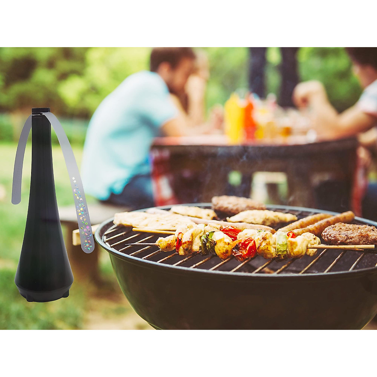 AOUKUNG Food Fan for Outside Restaurants,Outdoor Picnic Table,Portable Table Fans