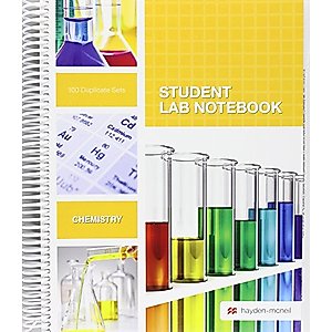 Student Lab Notebook: 100 Spiral Bound duplicate pages(Package may vary)