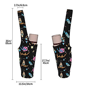 PandaWang Yoga Mats Bag with Pockets for Thick Mats Yoga Mat Bag Men Large Size Yoga Accessories Yoga Mat Bag for Women