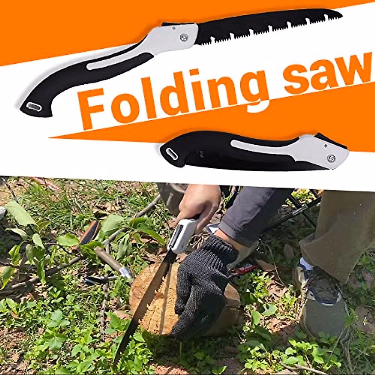 Bushcraft Gear Hand Auger Drill,Survival Tools with Folding Saw Making Wooden Rocket Stoves, 1”Dia Drill Peg and Scotch Eye Maker Settlers Wrench for Camping Shelter Building (1“Dia)