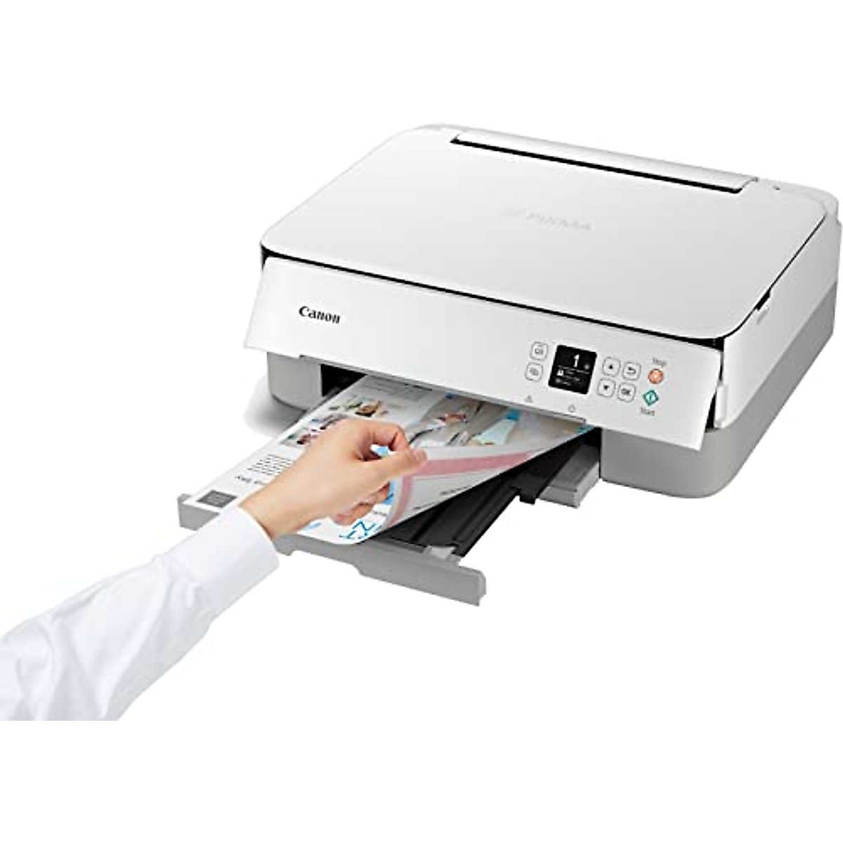 Canon Wireless Pixma Inkjet All in One Printer with Scanner - High Resolution Fast Speed Printing Compact Size Up to 4800x1200 DPI Color Resolution, Bonus Set of NeeGo Ink and 6 Ft Printer Cable