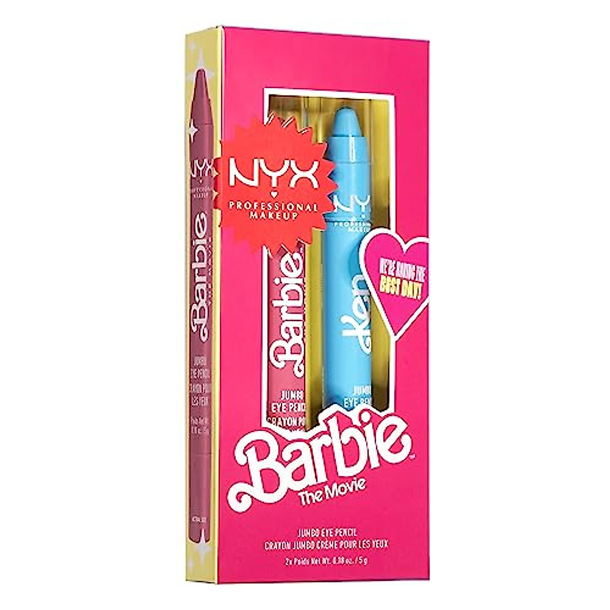 NYX PROFESSIONAL MAKEUP BARBIE, Jumbo Eye Pencil Kit