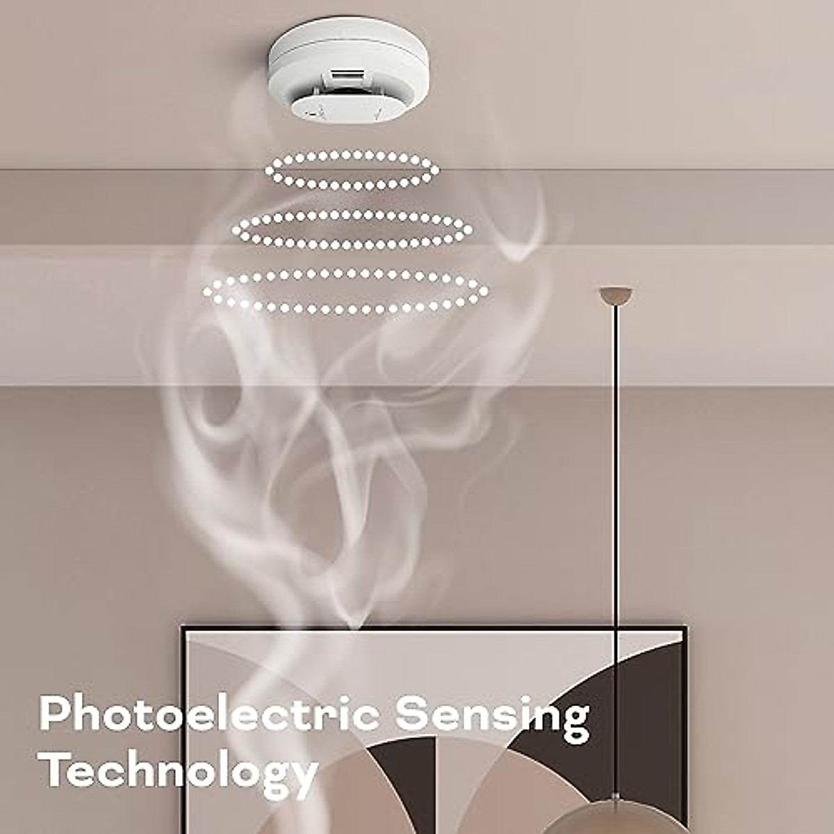 Kidde Hardwired Smoke & Carbon Monoxide Detector, AA Battery Backup, Interconnectable, LED Warning Light Indicators