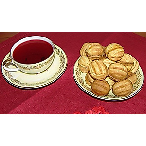 Metal Mold Form Nuts For Sweet Russian Nuts Oreshki Pastry Cookie Nutlets (Set of 40 pcs)