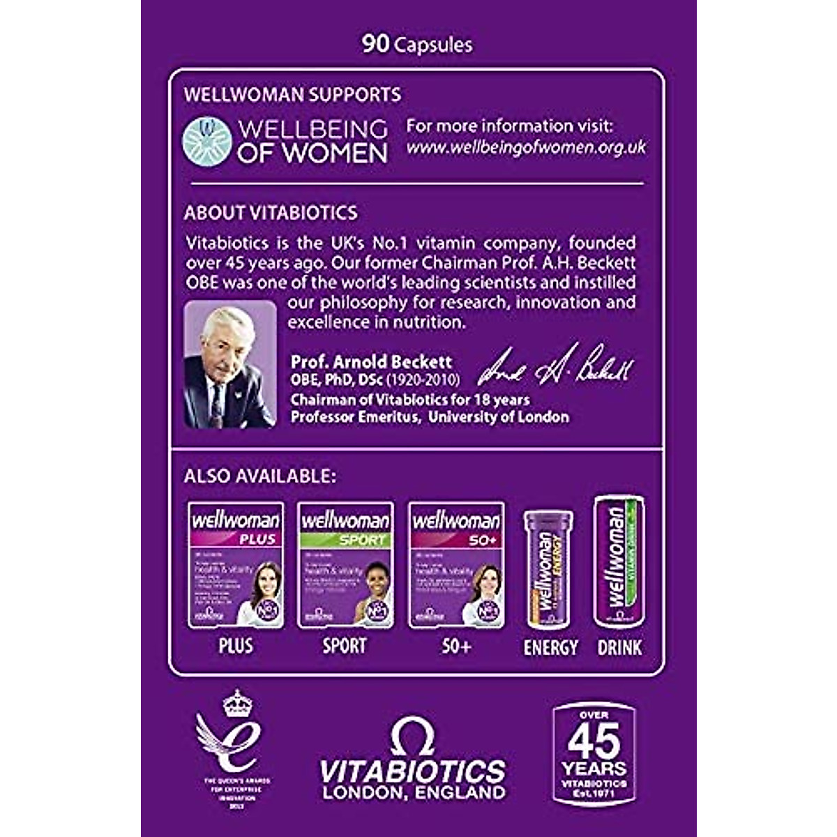 Vitabiotics Wellwoman Wellwoman 90 Tablets