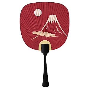 Made in Japan 3509 Mamoto Uchiwa Fuji (Red)