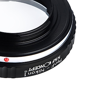 K&F Concept Lens Mount Adapter Compatible with Olympus Pen-F Lens to Nikon 1 Series Camera