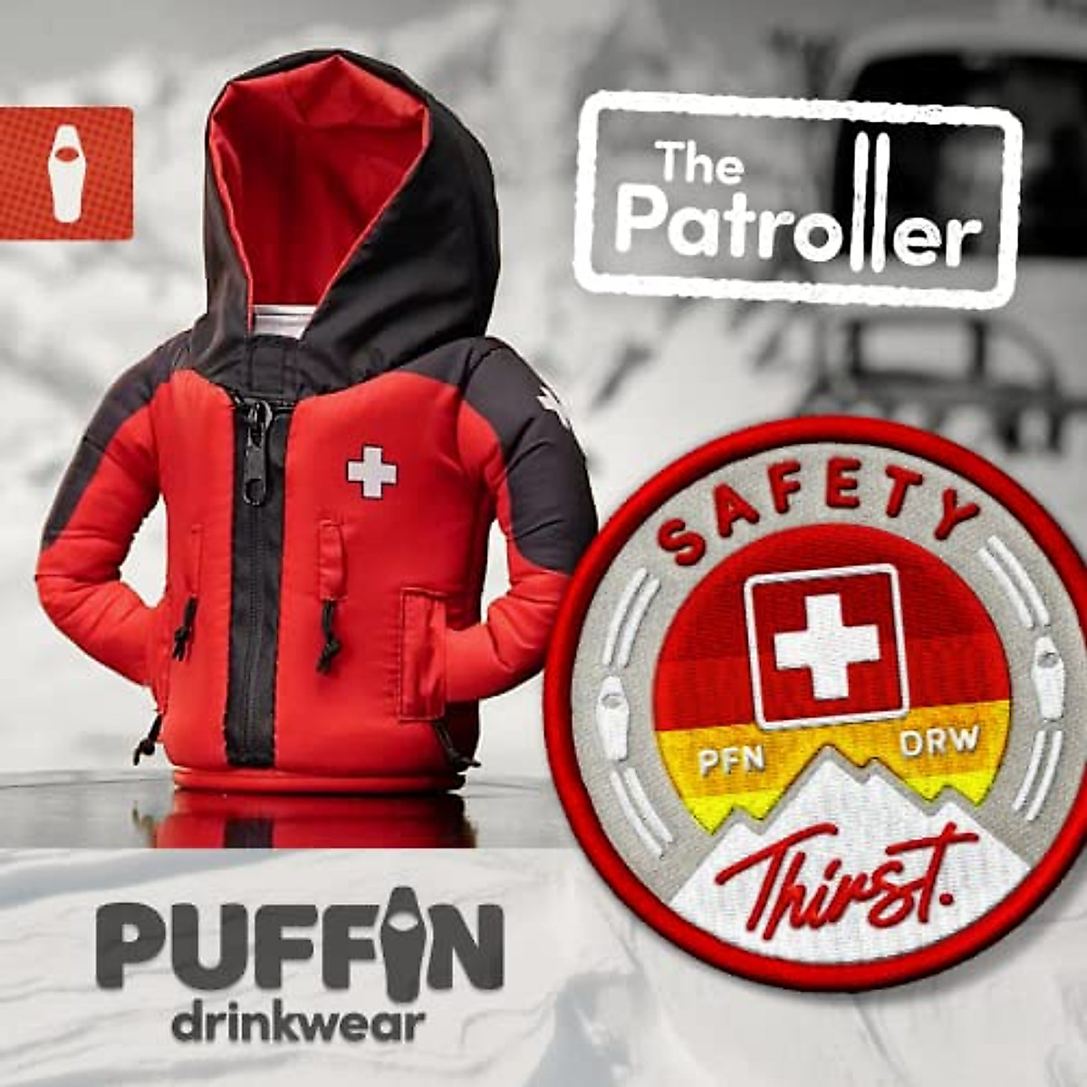 Puffin - The Patroller Beverage Jacket - Insulated Can Cooler (The Patroller)