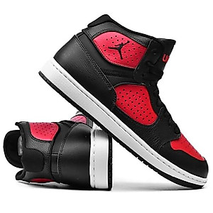 Nike Air Jordan Access Mens Basketball Trainers AR3762 Sneakers Shoes (UK 10 US 11 EU 45, Black Gym red 006)