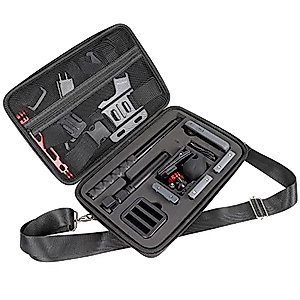 PellKing Carrying Case For Insta360 One X3 X2 X Camera,Large Hard Shell Bag with EVA Liner Compatible for Insta 360 Bullet Time Handle/Selfie stick and other Accessories