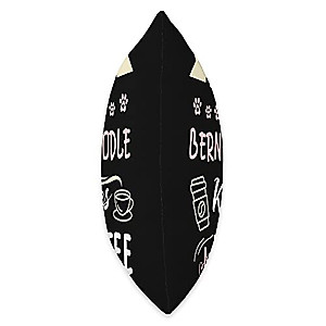 Mini Bernedoodle Shirts And Gifts Mini Bernedoodle Mom Bernese Mountain Poo Coffee Lover Throw Pillow, 18x18, Multicolor