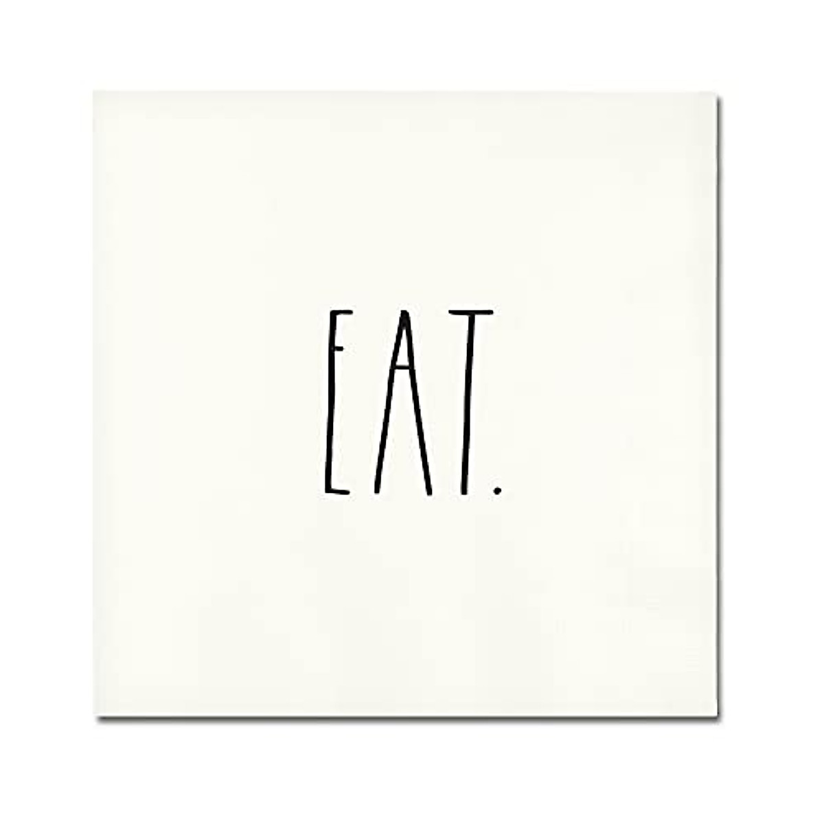 Rae Dunn Paper Lunch Napkins by Studio Oh! Pack of 40, 3-Ply Strong & Durable, Easy Cleanup - for Everyday & All Occasions - Eat