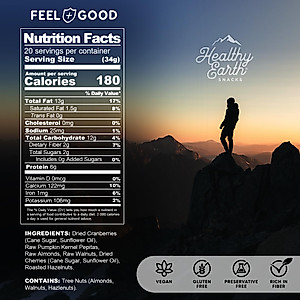 Mixed Nuts Unsalted | Trail Mix | Trail Mix without Peanuts | Sugar Free Snacks | Gourmet Snacks, Protein Snacks, Gluten Free, No Preservatives, High Fiber Snacks (Natural Antioxidant)