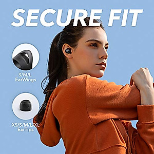 Soundcore by Anker Life A1 True Wireless Earbuds with Life Q20 Active Noise Cancelling Headphones, Powerful Customized Sound, 35H Playtime, IPX7 Waterproof,Wireless Charging