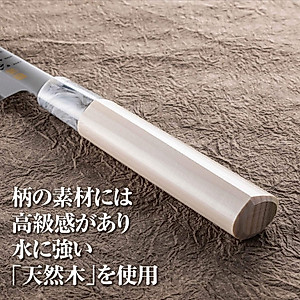 Kai [extremity function Magoroku series of swords] about Magoroku Ginkotobuki stainless Japanese knives sashimi (for the left) 210mm AK-5067