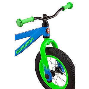 Schwinn Spitfire Boys Balance Bike, 12-Inch Wheels, Beginner Riders Ages 2-4 Years Old, Training Wheels Not Included, Blue