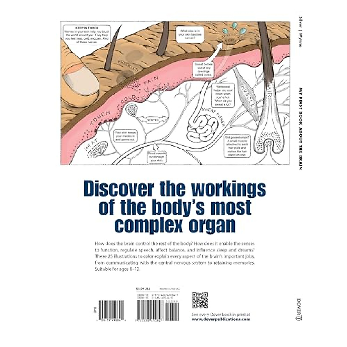 My First Book About the Brain (Dover Science For Kids Coloring Books)