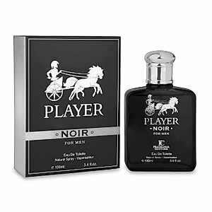 Fragrance Couture PLAYER NOIRE 3.4 SP MEN 3.4 Oz Men's Cologne