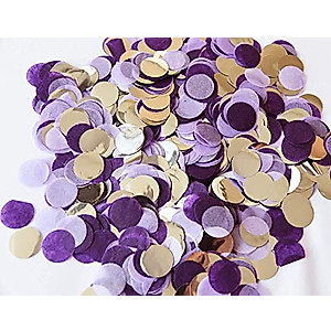 Purple Silver Confetti/Purple Centerpiece Table Party Decorations Purple Birthday Party Decorations Table/Purple Engagement Party Decorations, Purple Baby Shower Decorations, Purple Silver Wedding