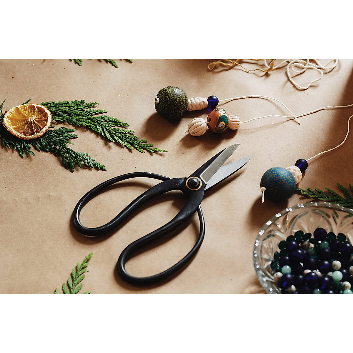 Bonsai Pruning Scissors for indoor outdoor gardening, Higurashi Bonsai Shears in a bamboo gift box, Versatile tool for use around the kitchen, house and garden