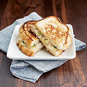 Nordic Ware Restaurant Cookware Square Griddle, 11.5 Inch, Black