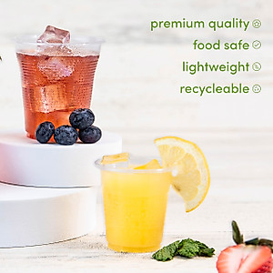 Framo 5 Oz Clear Plastic Cups, for Any Occasion, Disposable Transparent Ice Tea, Juice, Soda, and Coffee Glasses for Party, Picnic, BBQ, Travel, and Events (300)