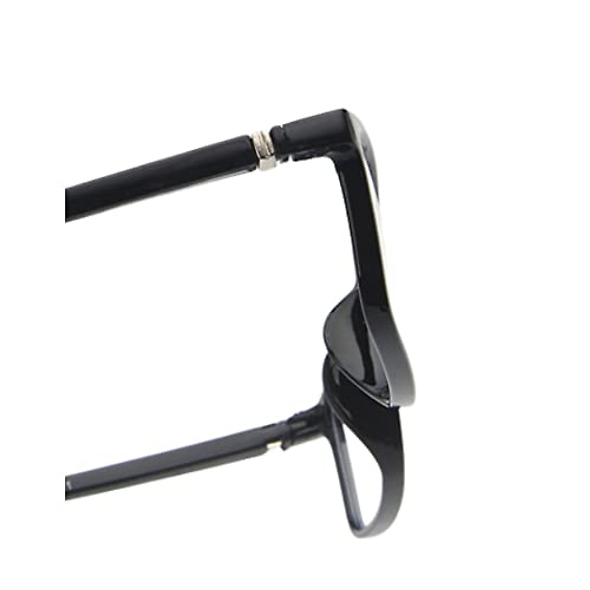 Shiratori Nerd Retro Rectangular Blue Light Blocking Glasses, Computer Reading/Games/TV/Cell Phone Glasses for Women Men Sand Black