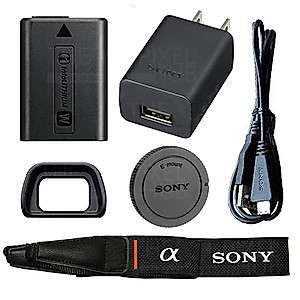 Sony Alpha a6400 Mirrorless Digital Camera (Body Only) - Essential Bundle Includes: Sandisk Extreme Pro 32GB SD, Memory Card Reader, Gadget Bag, Blower. Microfiber Cloth and Cleaning Kit