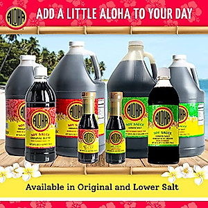 Aloha Shoyu Soy Sauce, Original Blend - Hawaiian Soy Sauce with Smooth, Balanced Flavor - Authentic Soy Sauce for Cooking, Marinades, and Dips - Premium Shoyu Soy Sauce Made in Hawaii - 12 Oz