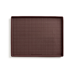 Lekue Micro Perforated Silicone Baking Pizza Mat, 15.7" x 0.59" x 11.8", Brown