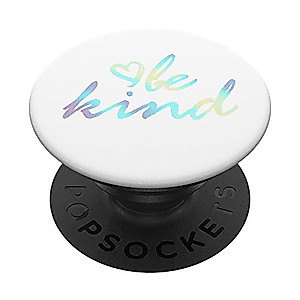 Rainbow Be Kind White PopSockets Swappable PopGrip