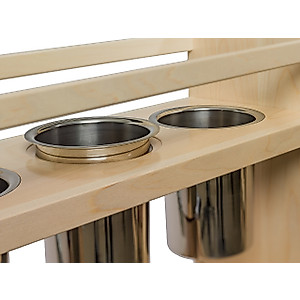 Century Components CASCAN55PF Kitchen Base Cabinet Pull-Out Canister Organizer - 5-7/8"W x 26-3/4"H x 21-1/2"D - Baltic Birch - Blum Soft Close Slides