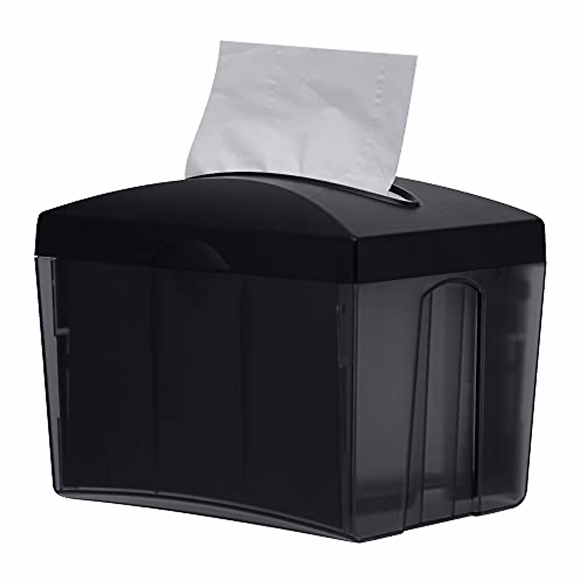 Restaurantware 7.5 x 6 x 6.3 Inch Napkin Holders, 1 Rectangle Napkin Dispenser - Tabletop, Easy Access, Gray Plastic Commercial Napkin Dispensers, Refillable, For Countertops