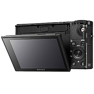 Sony DSC-RX100M6 RX100 VI Cyber-Shot Digital Camera 20.1 MP with 24-200mm Zoom Lens + Lexar 64GB SDHC/SDXC UHS-I Card + Dual Battery Kit + Accessory Bundle