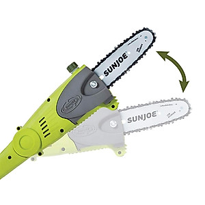 Sun Joe iON8PS2-LT 8-Inch Amp 40V Cordless Multi-Angle Pole Chain Saw, Kit (w/2.5-Ah Battery + Quick Charger)