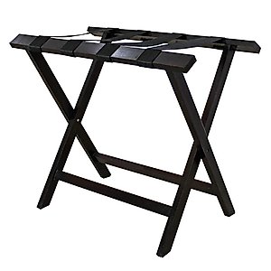 ELEdvb Luggage Rack Luggage Rack Hotel Room Foldable Solid Wood Suitcase Holder Luggage Rack Shelving Suitcase Backpack 66 31 56cm