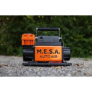 EZ FLATE M.E.S.A 12V Air Compressor Kit, Portable Air Compressor, 5.65 CFM, Offroad Air Off Road Air Compressor, Heavy Duty Pump for Car Tire, Max 150 PSI for 4x4 Vehicle, Offroad Tire Inflator
