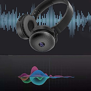 topliu Noise-Cancelling Over Ear Bluetooth Headphones - Digital Display Head-Mounted Headset - Wireless Headphones for Sports Game Music - Support Wired Connect/TF Card (Not Included)