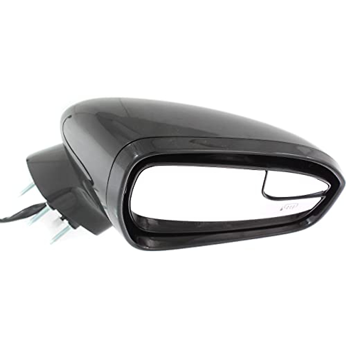 Kool Vue Passenger Side Power Heated Mirror for Ford Fusion 2013-2014 With Signal Light, Spotter Glass & Puddle Lamp; Without Memory Paintable
