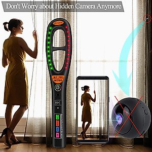 KAXYUYA Hidden Camera Detectors, Bug Listening Devices Scanner Professional Multi-Function Safeguard Your Travel, Protect Your Privacy in All aspects for Hotels, Travels, Cars, Offices