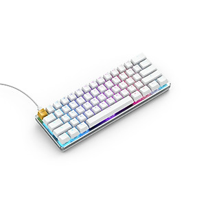 Glorious GMMK White Ice Edition - Compact (Pre-Built)