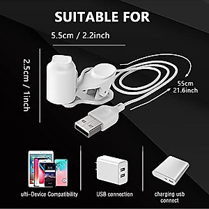 Auto Clicker for Phone Automatic Phone Screen Tapper, Simulated Finger Clicking USB Simulator for Gaming, Shopping, Giving a Like in Tiktok, Lightning Deal, Live Broadcasts, Reward Tasks (White-X)