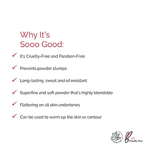 Elizabeth Mott Whatup Beaches Bronzer Face Powder Contour Kit - Vegan and Cruelty Free Facial Compact Bronzing Powder for Contouring and Sun Kissed Makeup Finish - Matte shade (10g)