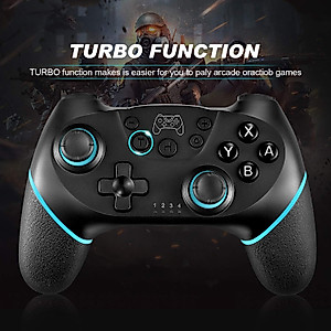 ASTARRY Bluetooth Wireless Gamepad Joystick for Nintendo Switch, 6-8 Hours Battery Life, Ergonomic Design