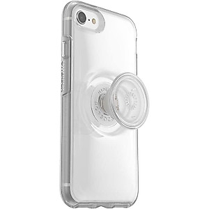 OtterBox Otter + POP Symmetry Series Clear Case for iPhone SE (3rd and 2nd gen) and iPhone 8/7 , Polycarbonate - Clear