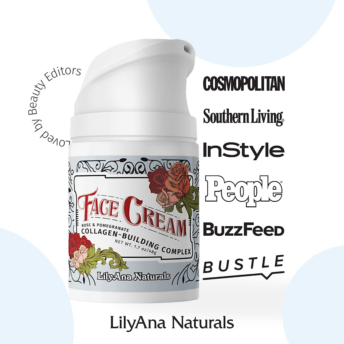LilyAna Naturals Anti Aging Retinol Cream and Face Cream Bundle 1.07 oz - Retinol Moisturizer for Face and Anti-Aging Wrinkle Cream for Face, Helps With Dry Skin and Dark Spot Brightening