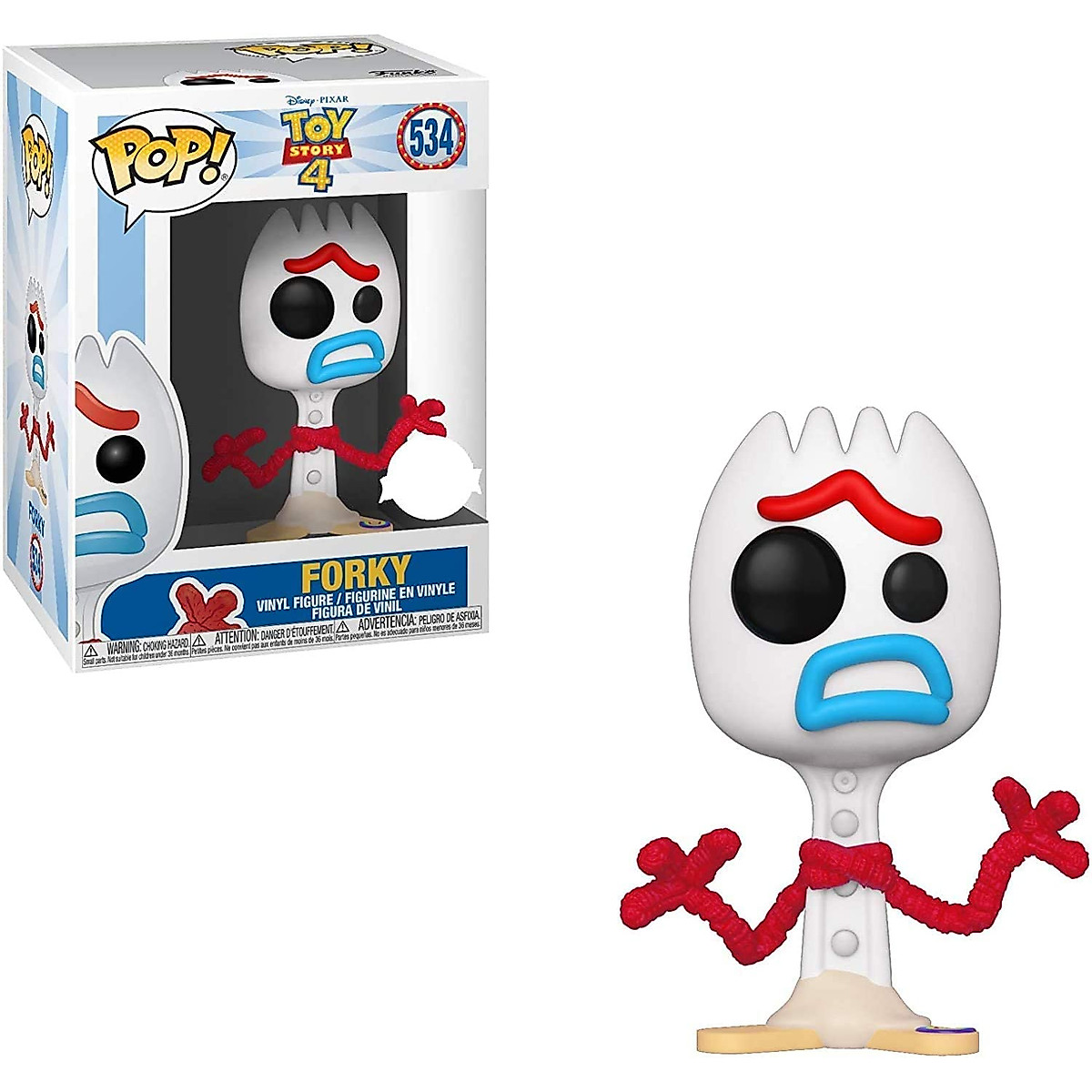 Funko Pop-Disney Toy Story 4 Forky Limited Edition (Sad Face), 1