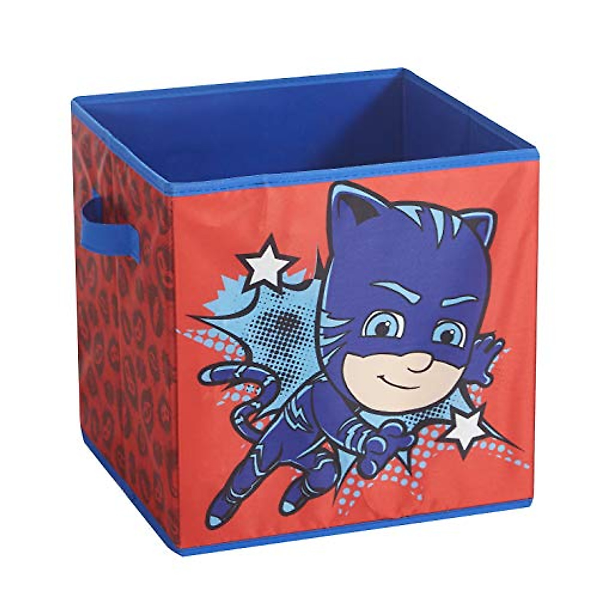 Idea Nuova PJ Masks 2 Pack Collapsible Storage 11.5" Cubes with LED Lights