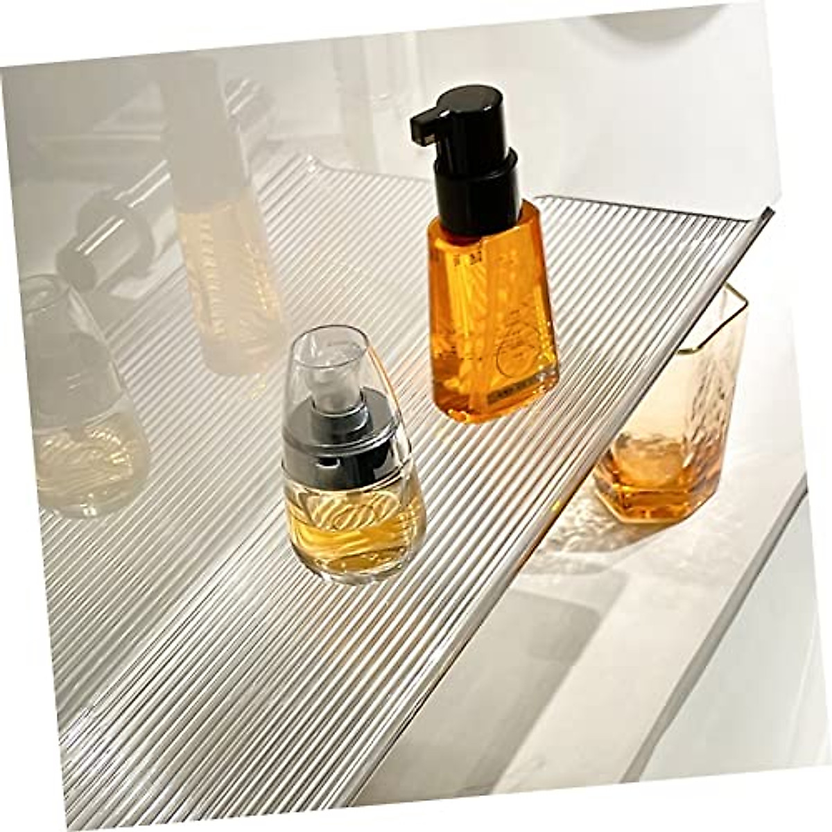 CORHAD Acrylic Storage Rack Indoor Floating Bathroom Shelf Adhesive Wall Shelf Phone Holder for Photo Display Shelves Toilet Phone Wall Mount Shelves Clear Wall Transparent